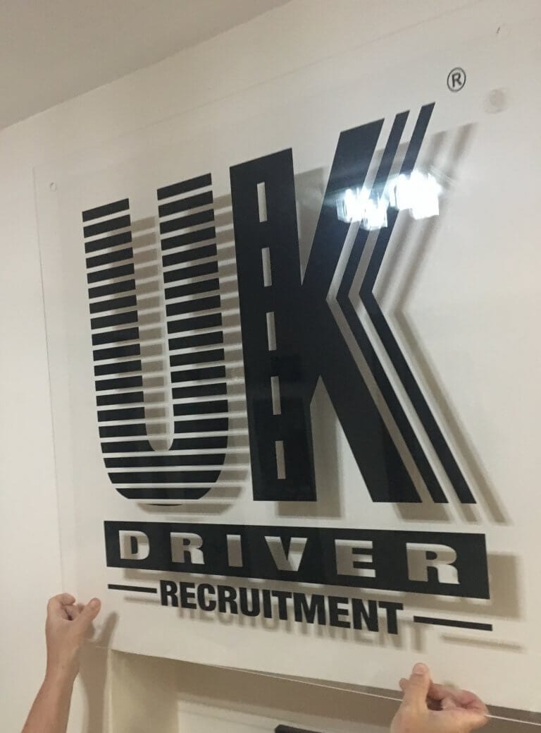 Perspex Signage - Any colour print onto clear or colour perspex.